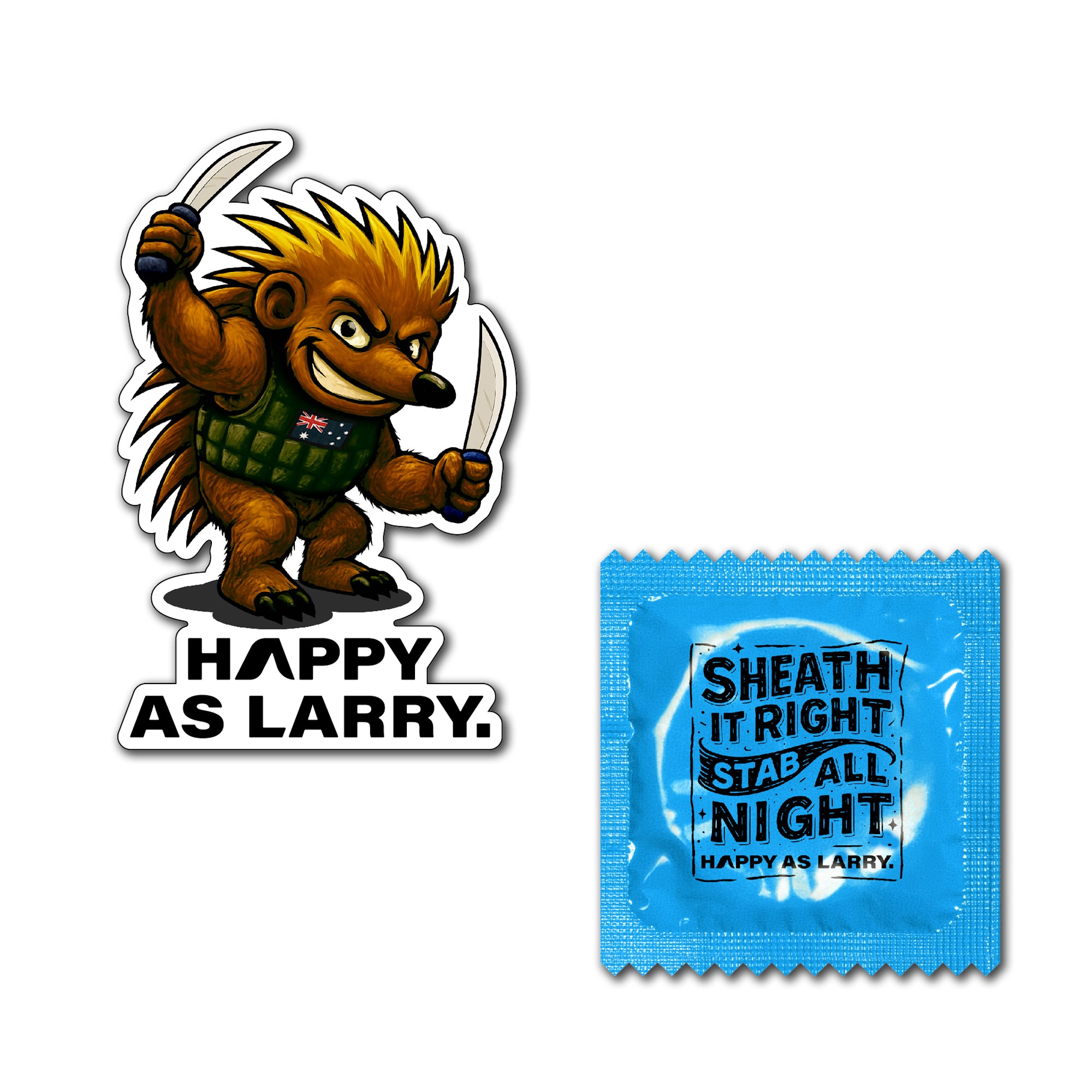 Sticker Set – Happy As Larry